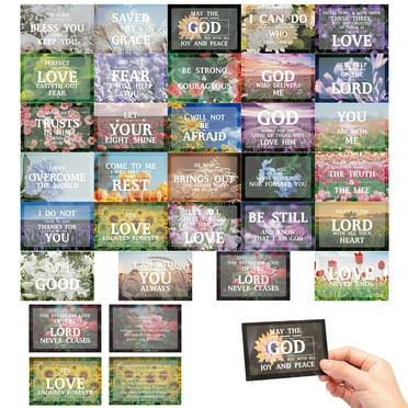 60 Christian Note Cards with Envelopes, Bulk Religious Blank Bible ...