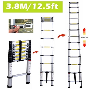 10ft5 Folding Step Aluminum Telescoping Collapsible Roof Climbing ...
