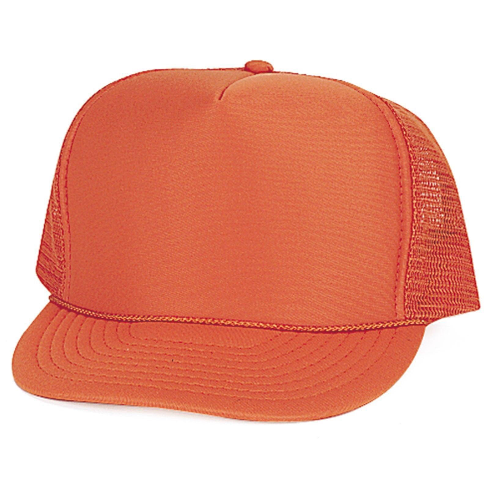 Classic Trucker Baseball Hats Caps Foam Mesh Blank Solid Two Tone ...