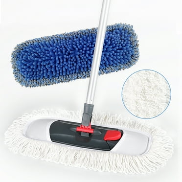 Mr. Clean Magic Eraser Roller Mop, 45" Handle, 10 1/2 x 3 Head, White ...