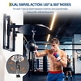 24 Inch Boxing Speed Bag Platform Kit – 360° Swivel Wall Mounted Stand ...