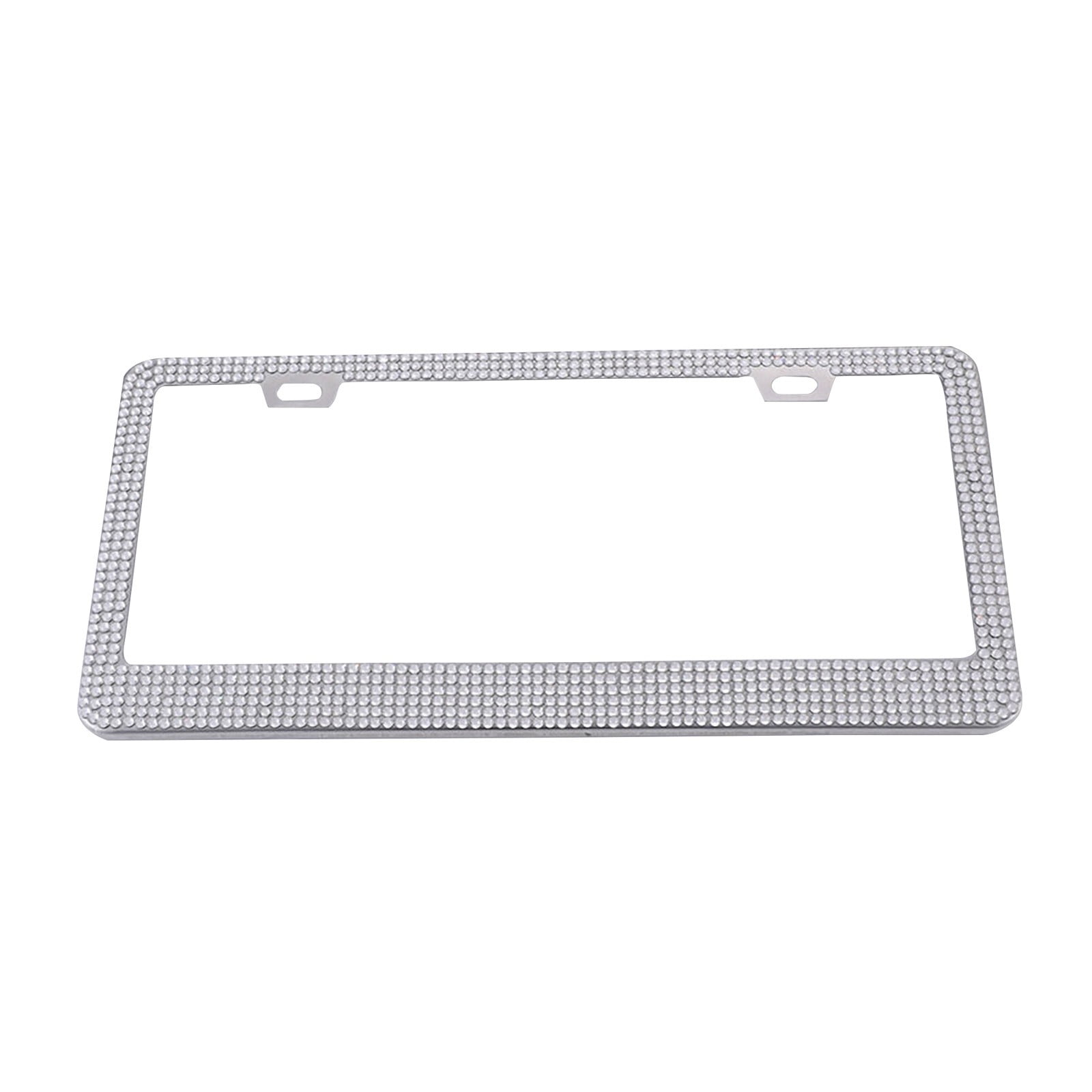 amousa License Plate Frame Ladies Shiny License Plate Frame Stainless ...