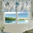 Sea Turtle Valances for Windows Marine Life Corals Shell Starfish ...