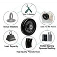 5 Inch Caster Wheels, Heavy Duty Casters, Trailer Wheels with Strong ...