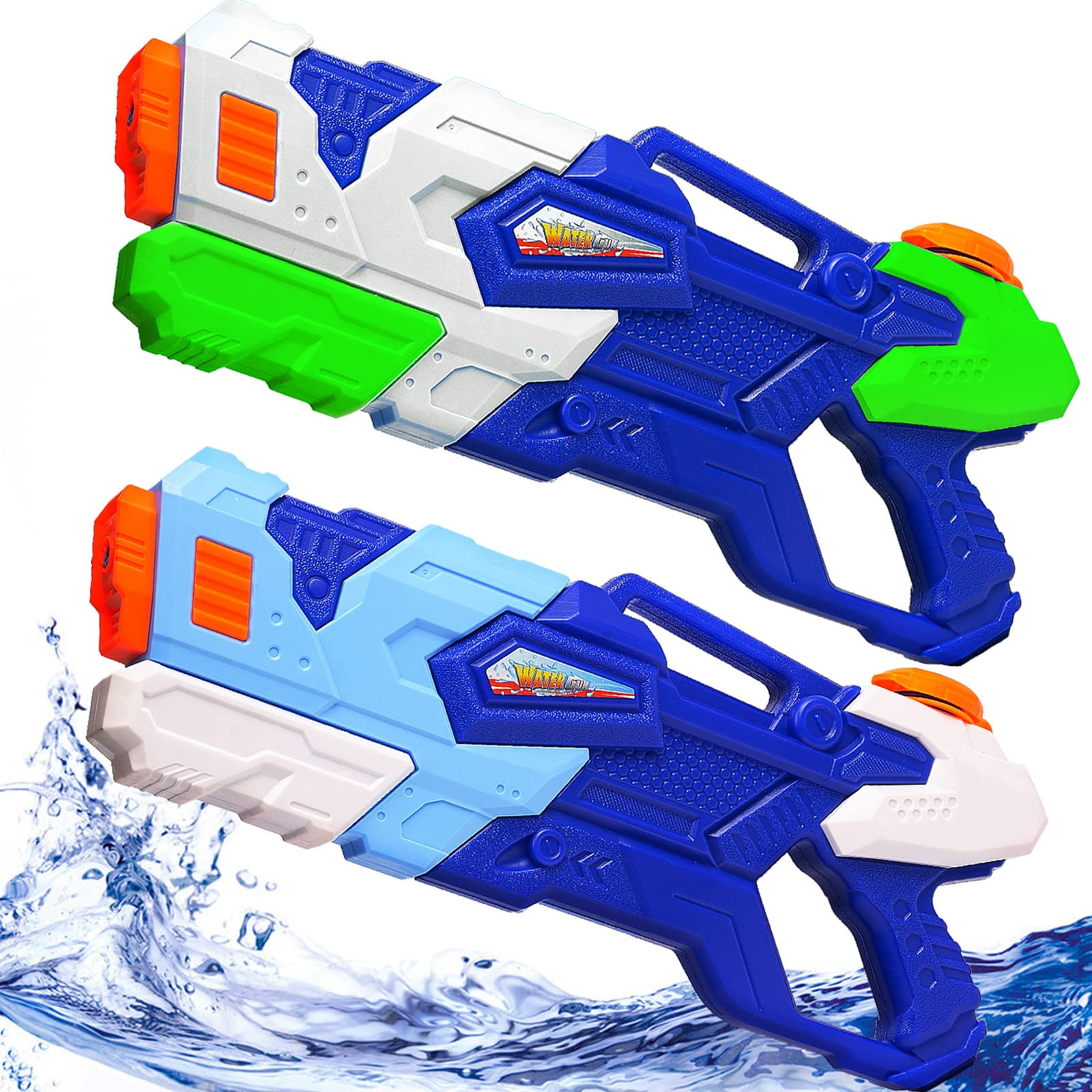 Large Water Guns for Kids Adults, 1200CC Squirt Guns Super Soaker Water ...