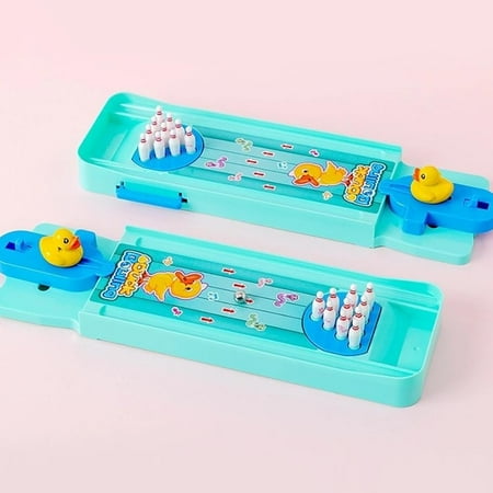 Tabletop Mini Bowling Game Set Indoor Bowling Toy Classic Desk Ball ...