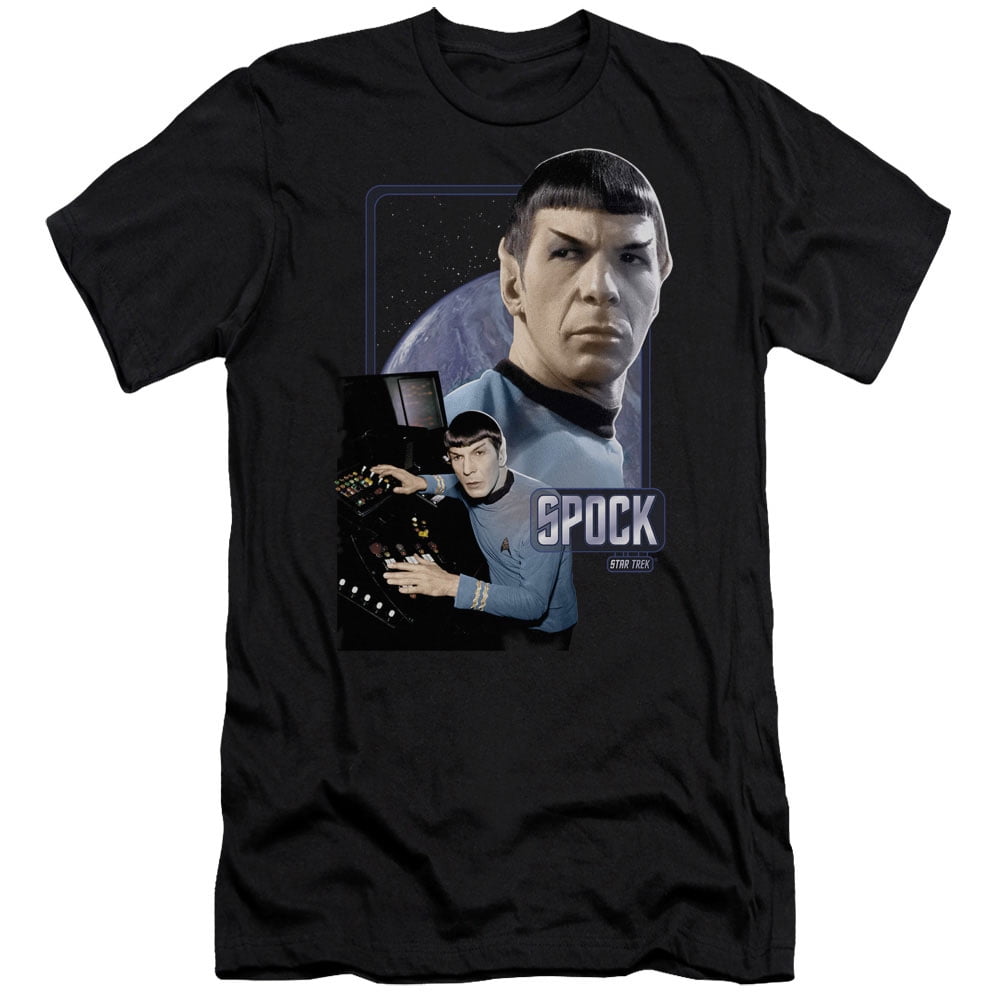 Star Trek - Spock - Slim Fit Short Sleeve Shirt - Medium - Walmart.com