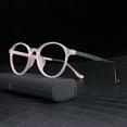 Retro Round Sunglasses with UV Protection and Resin Lenses Full Frame ...