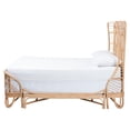 bali & pari Hadley Natural Rattan Bed Frame Queen - Walmart.com