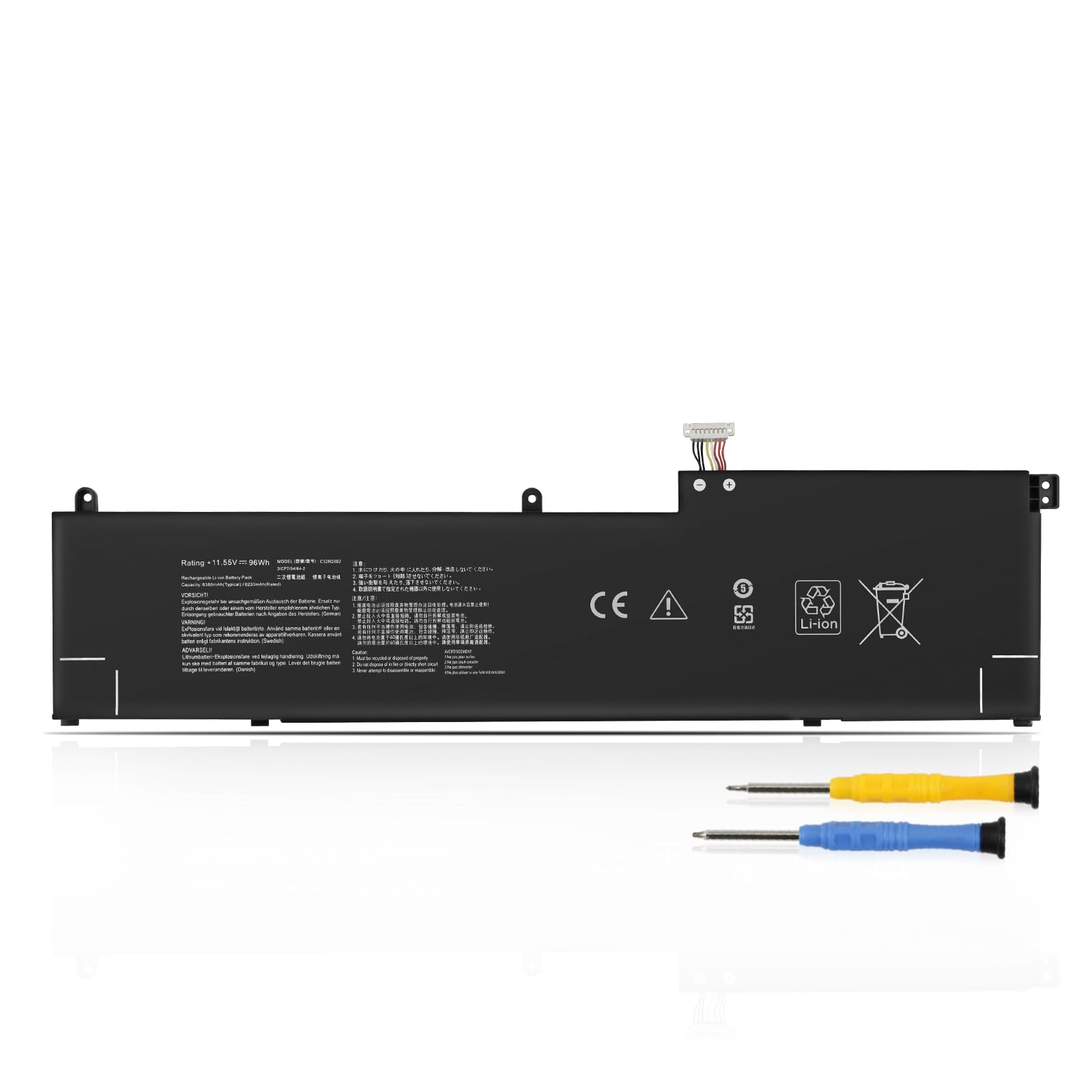 Batería ZTHY C32N2002 96Wh 11.55V para Asus ZenBook Pro | Walmart en línea