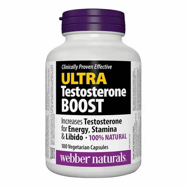Webber Naturals Ultra Testosterone Boost - 100 Vegetarian Capsules ...
