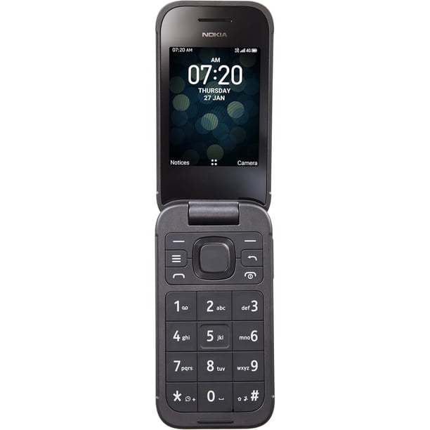 New Nokia 2720 Flip (2019) 4G LTE Dual SIM KaiOS Black Unlocked phone ...