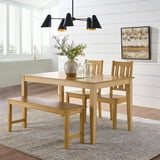 Better Homes & Gardens Bankston Dining Table - Natural Pine - Walmart.com