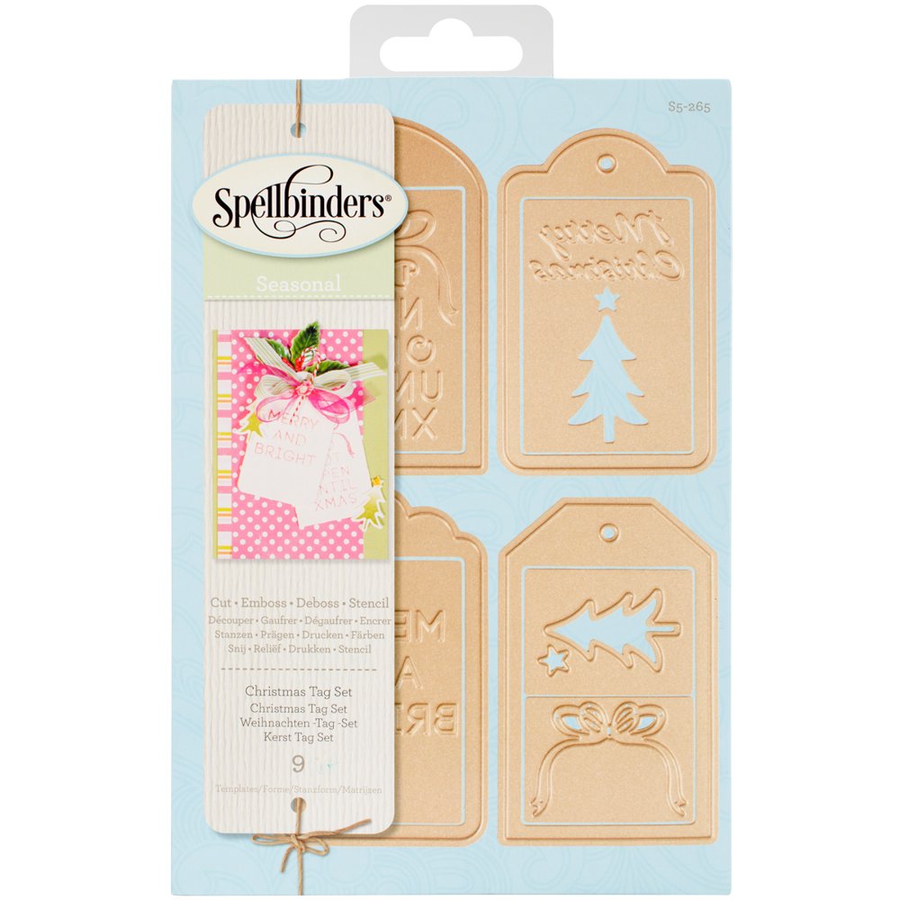 Spellbinders Shapeabilities Dies Christmas Tags - Walmart.com - Walmart.com