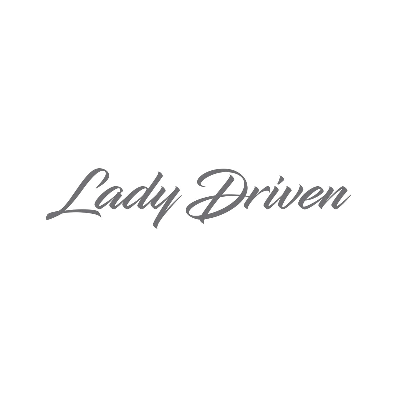 Lady Driven Sticker Decal Die Cut - Self Adhesive Vinyl - Weatherproof ...