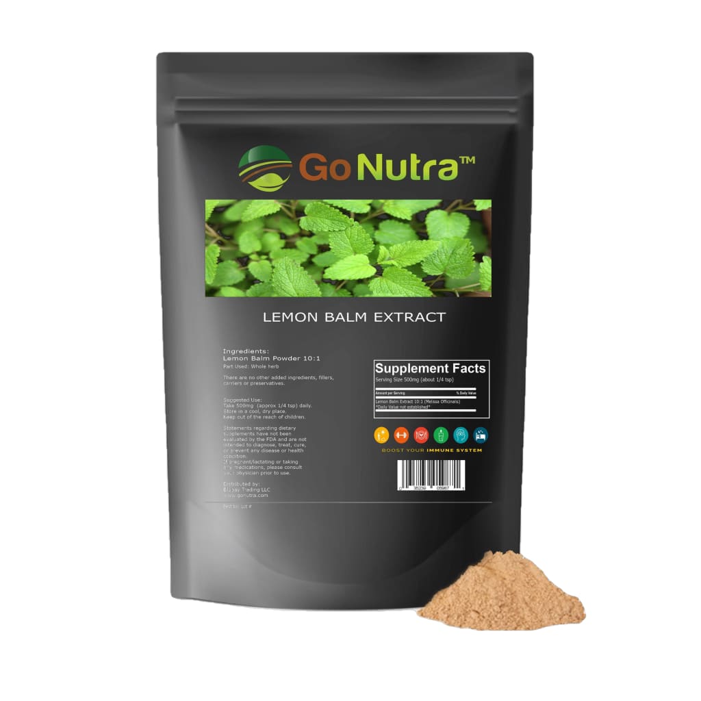 Lemon Balm Extract Powder 10:1 | Melissa Herbal Supplement 8oz ...