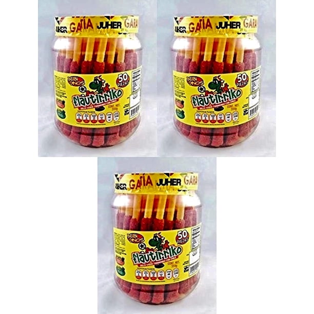 Flautirriko Tarugos Tamarindo Tamarind Candy Sticks 3 Tub - Walmart.com