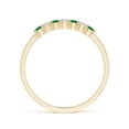 2wist Designs 18K Gold Plated Yellow Gold Round Green Emerald Infinity ...