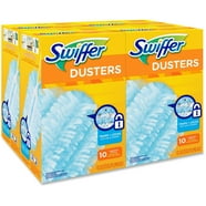 Dusters Refill, Dust Lock Fiber, Unscented, Light Blue, 10/box | Bundle ...