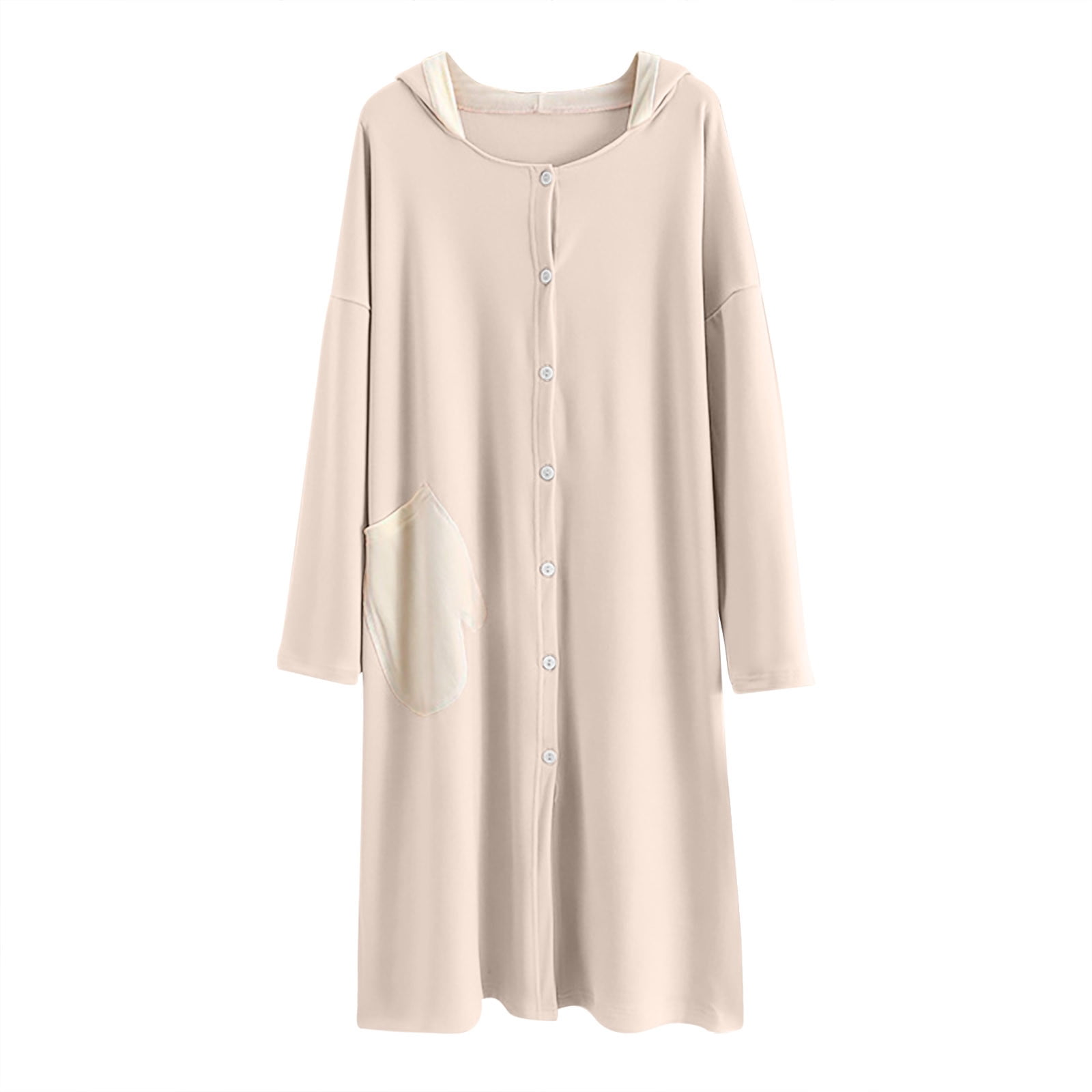 Click here for Aherbiu Womens Pajamas Night Gowns Button Down Dre... prices