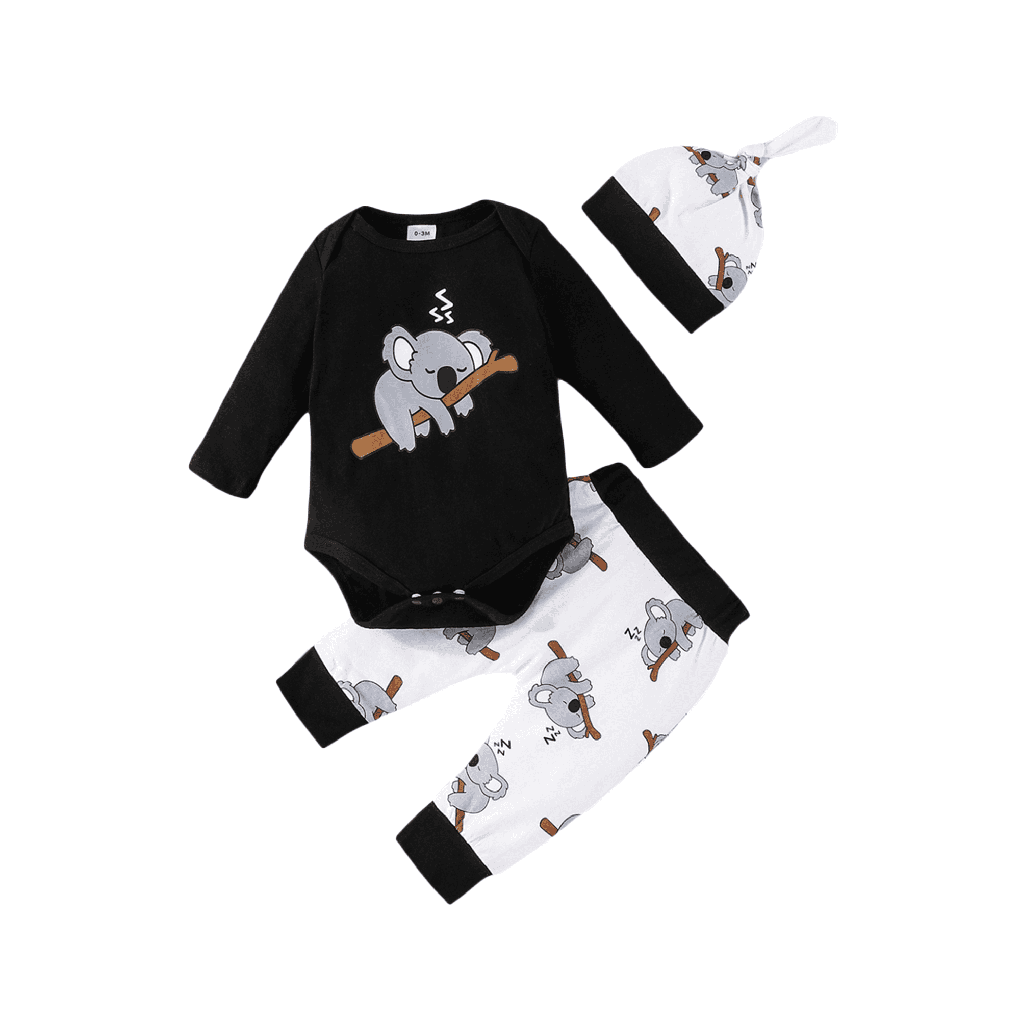 Click here for Kmbangi Infant Boys Outfits Koala Print Long Sleev... prices