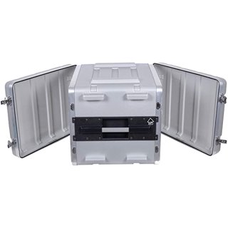 Seismic Audio Lightweight 2 Space Compact ABS Rack Case - 2U PA DJ ...