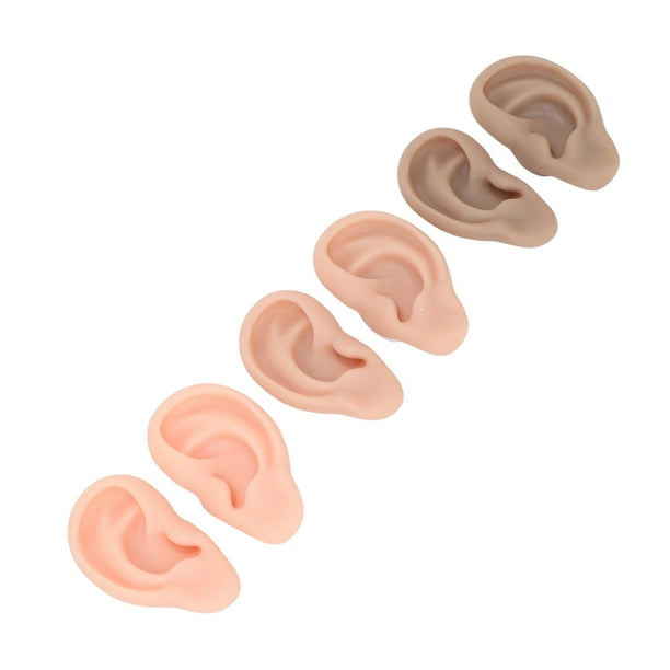 Modelo de oreja falsa, 3 pares de orejas de silicona, modelo de oreja ...