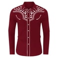 Boys Western Denim Shirt With Print For Kids Blend Button Front Western ...