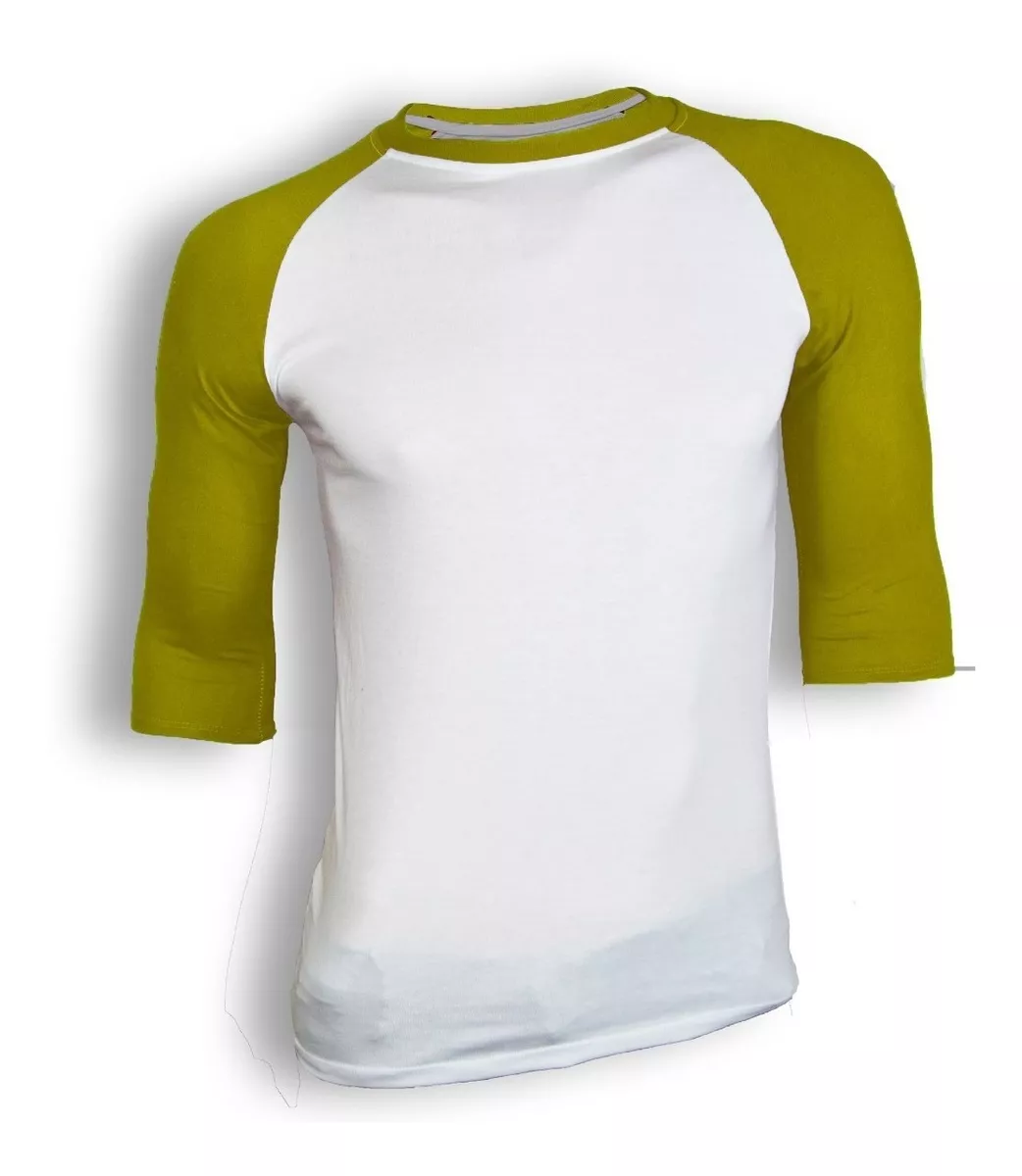 Playera Manga Ranglan Manga 3/4 Para Caballero A008 Promoción | Walmart ...