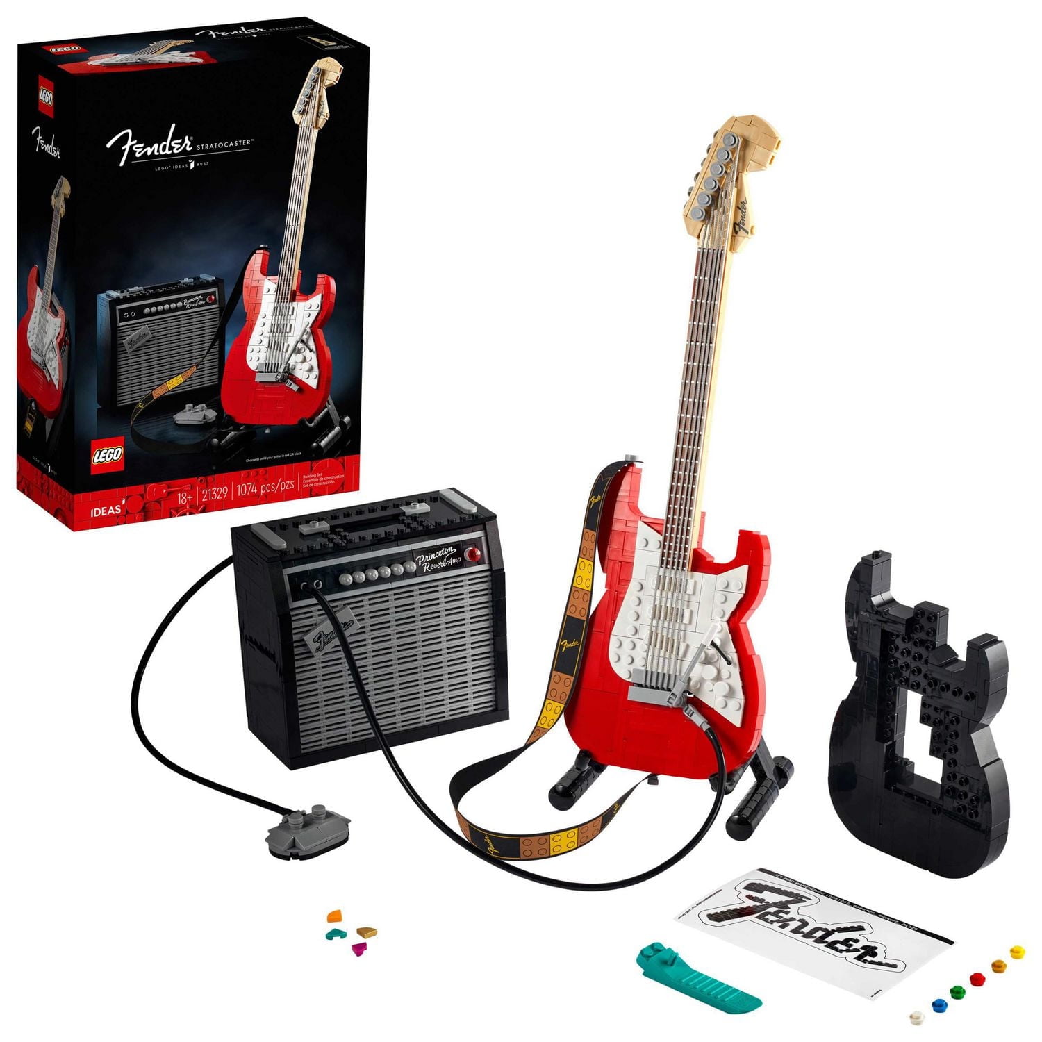 Click here for Lego Ideas Fender Stratocaster 21329 Diy Guitar Mo... prices