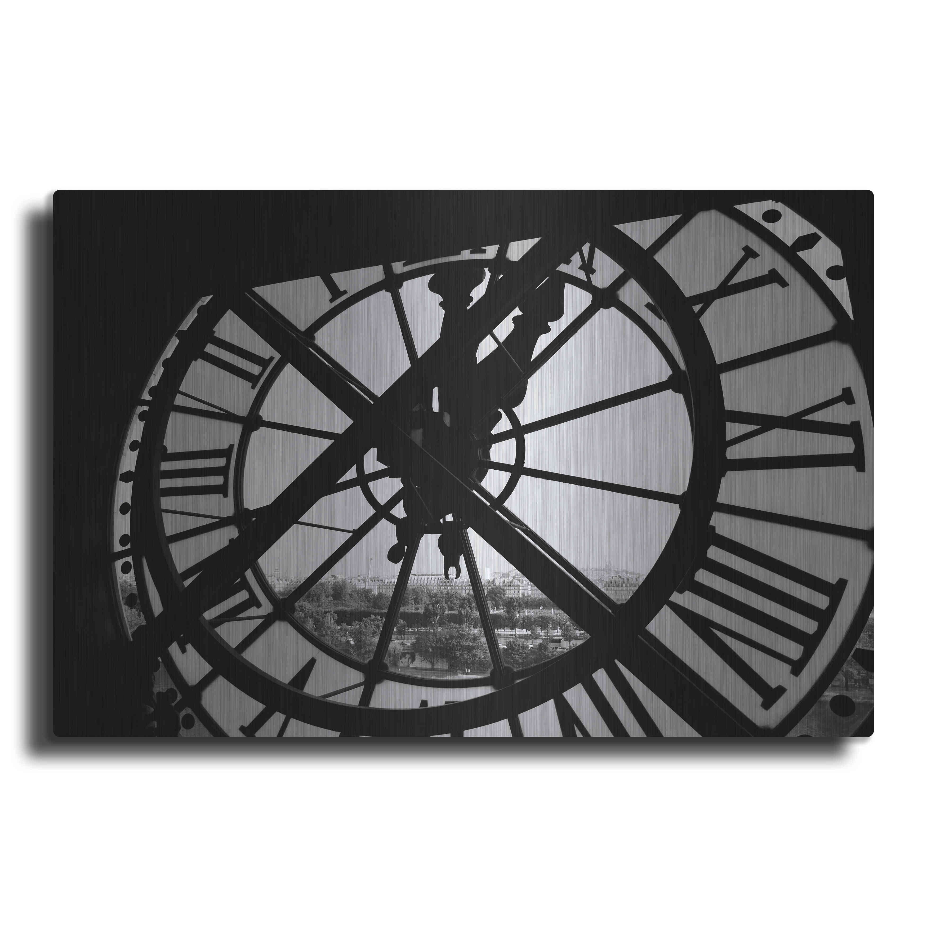 Luxe Metal Art 'Clock Tower' by Design Fabrikken, Metal Wall Art, 16 ...