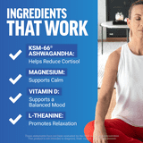 Force Factor Amazing Ashwa Complete Calm Support Soft Chews with KSM-66 ...