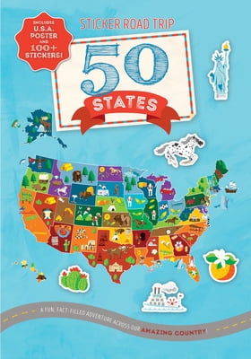 Pre-Owned Sticker Road Trip: 50 States (Paperback) 1626867062 ...