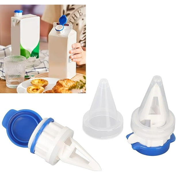 2 piezas de vertedor de botellas de leche, vertedor de leche superior ...