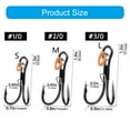 10pack Double Fishing Hook Live Shrimp Fishing Hook Lures Hookers for ...
