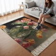Bedroom Rug Carpet 3'x 5', Spring Floral Washable Floor Carpet with ...
