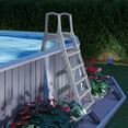 "XtremepowerUS Deluxe In-Pool Ladder, Adjustable Above Ground Pool Step ...