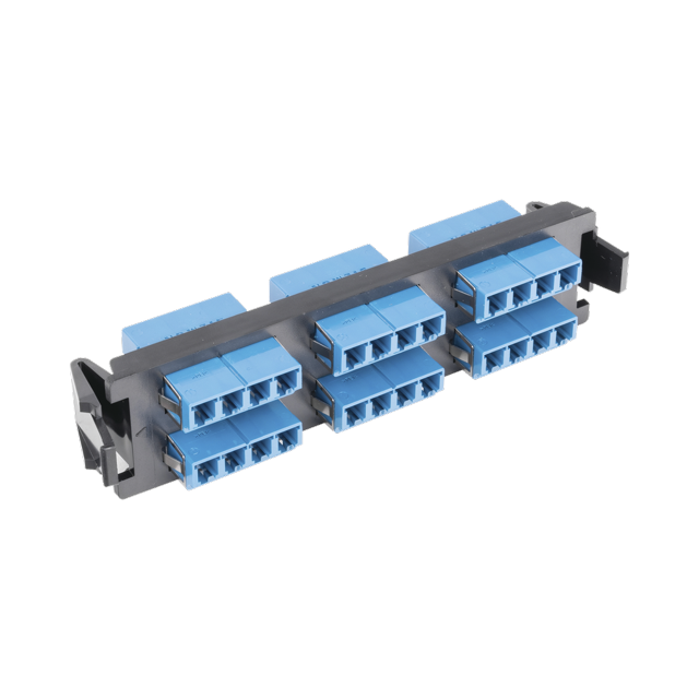 Siemon RIC-F-LCU24-01C 24 Fiber Adapter Plates 6 Quad LC/UPC Quad ...