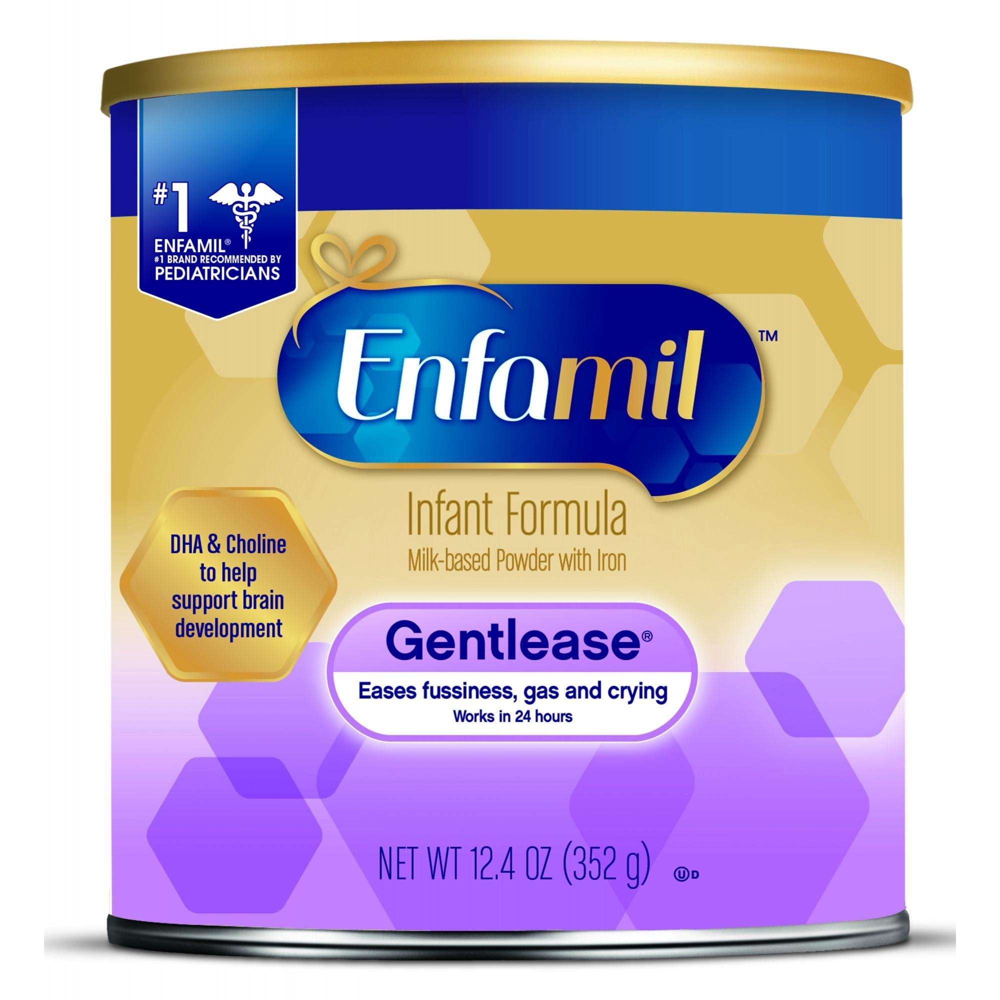 Enfamil Gentlease Pack Of 6 Baby Formula 12 4 Oz Powder Can 