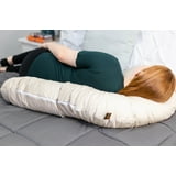 Snoogle Mini Chic Jersey Compact Side Sleeper Pregnancy Pillow ...