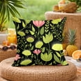 Black background seamless pattern home decoration pillowcase of Venus ...