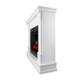 Real Flame Silverton Electric Fireplace, White, 4780 BTUs, 1000 sq ft ...