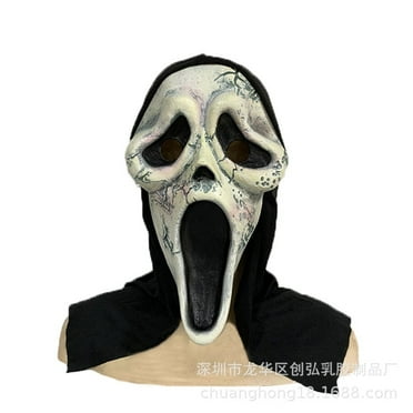 Fun World - Scream Halloween Scary Rhinestone Ghost Face Mask with ...