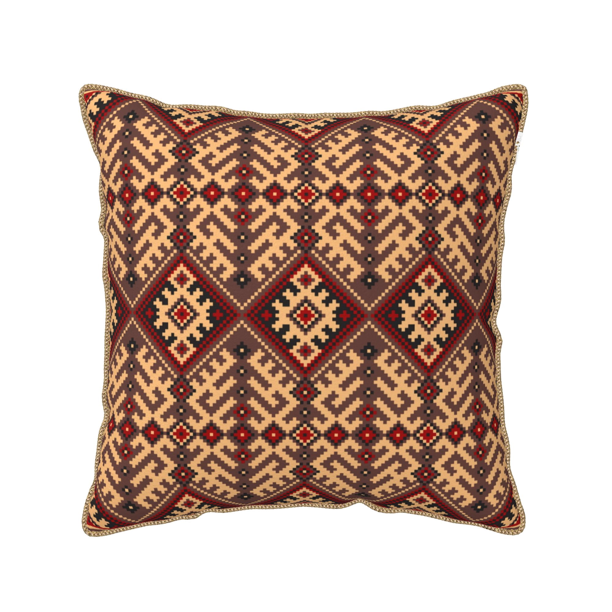 ZNDUO Boho Folk Ethnic Embroidery Throw Pillows, Throw Pillows for ...