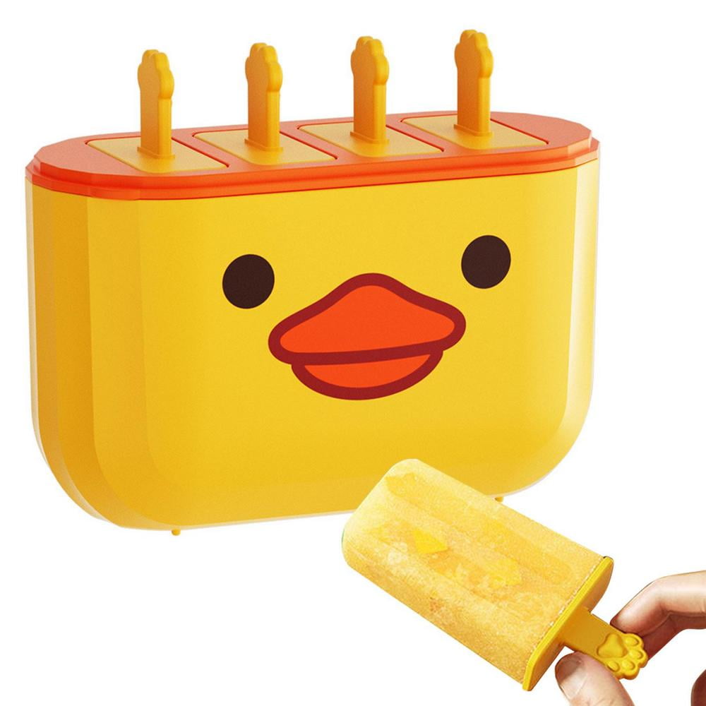 Tohuu sicles Molds 4 Cavity Food Grade Ice Cream Molds with Storage Box ...