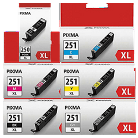 ~Brand New Original CANON PGI-250XL / CLI-251XL INK / INKJET High Yield ...