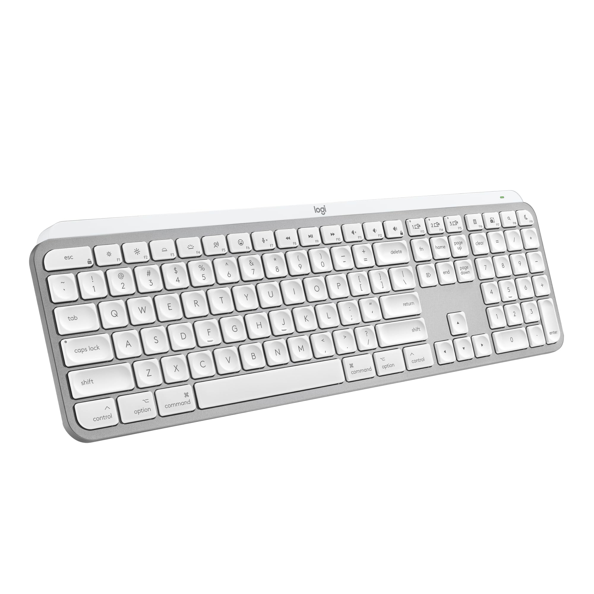 Click here for Logitech Mx Keys S For Mac - Pale Grey prices