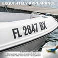 12 Set Boat Registration Number Letter Vinyl Decal Kit 3 " Fuel ...