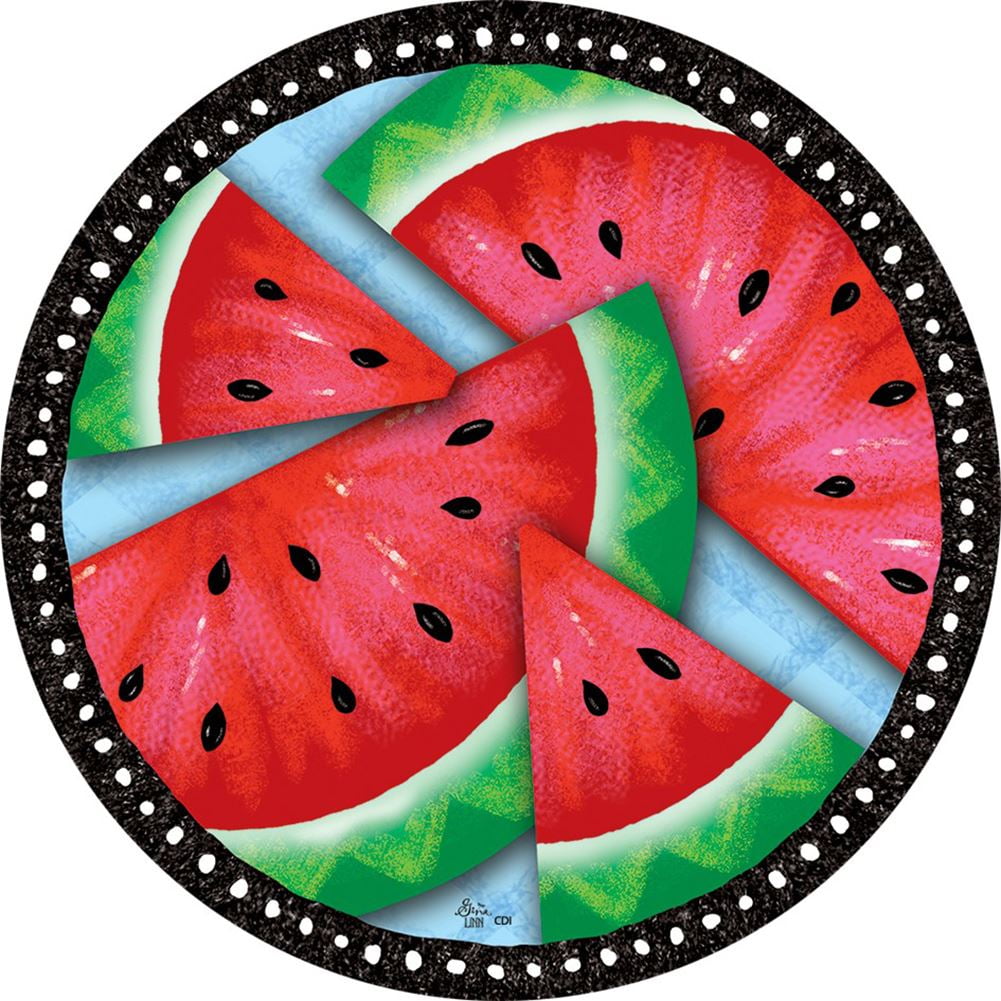 Custom Decor Accent Magnet - Welcome Watermelon - Walmart.com