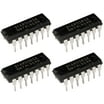 4 Pack IC Logic - 74LS04 14 Pin Hex Inverter - Walmart.com